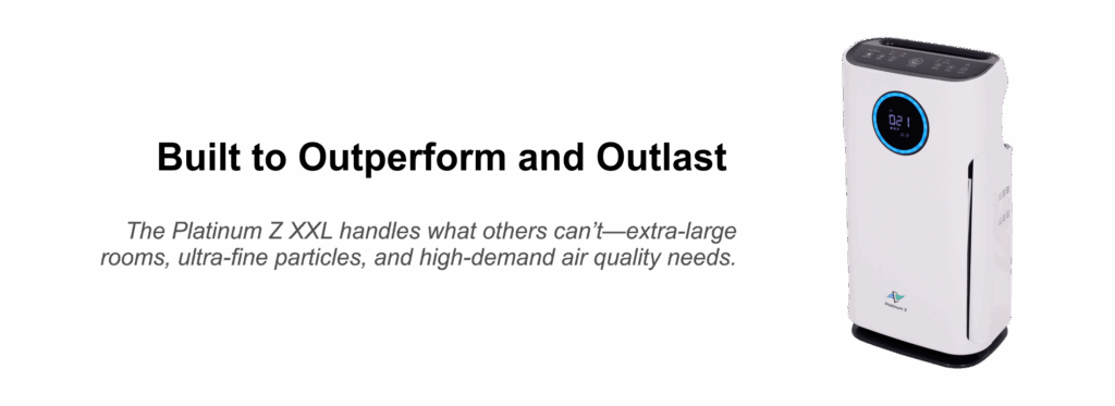 Platinum Z XXL Air Purifier | HEPA + Carbon Power